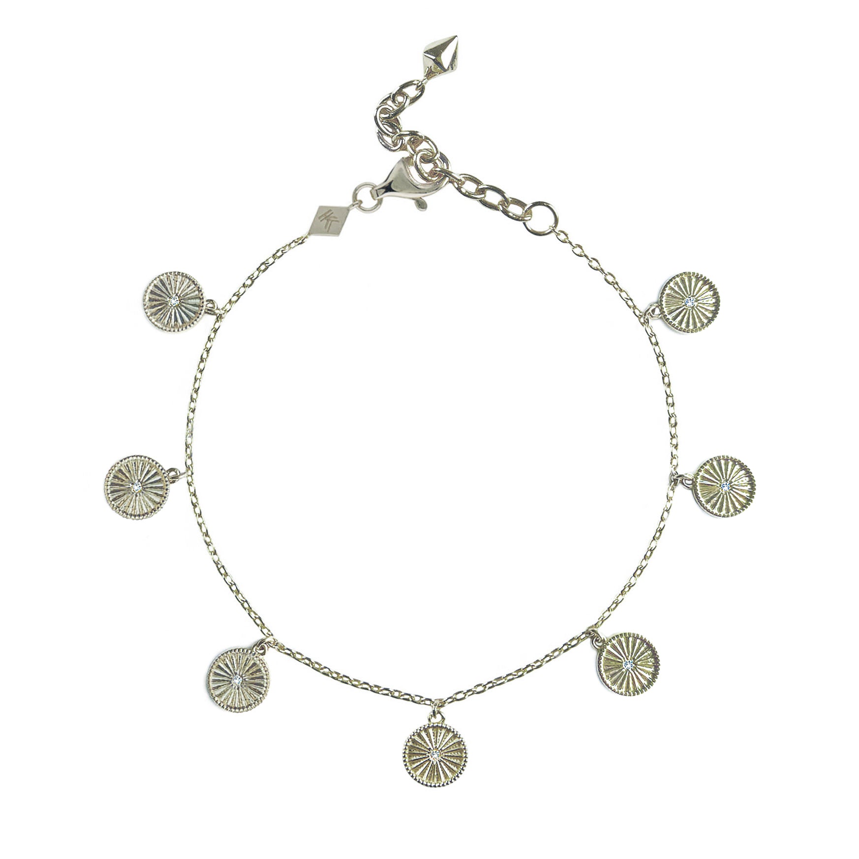 Helios Bracelet Silver – Koukla London